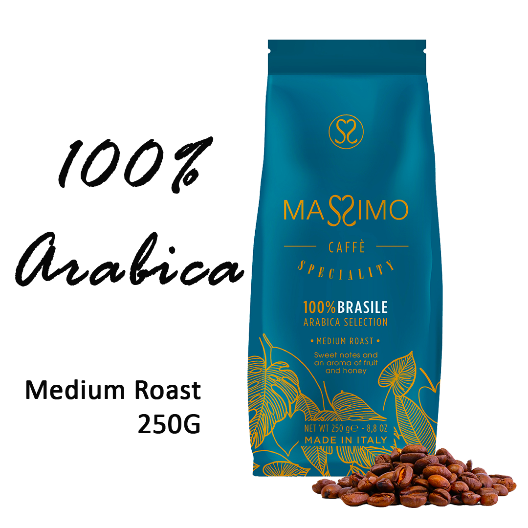 MASSIMO CAFFE 100% Brasile, 250G – veloci coffee
